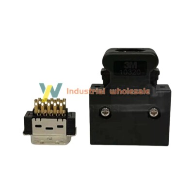 1PC Welding wire male 3M SCSI 20P buckle type 10120-3000PE+10320-52F0 ...