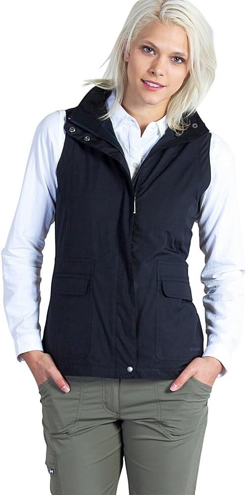 NEW ExOfficio FlyQ LITE VEST Jacket Organization pockets Women's Size ...