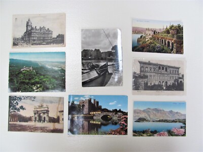 Vintage European Postcards Lot of 8, Italy, Ireland, Scotland, Portugal ...