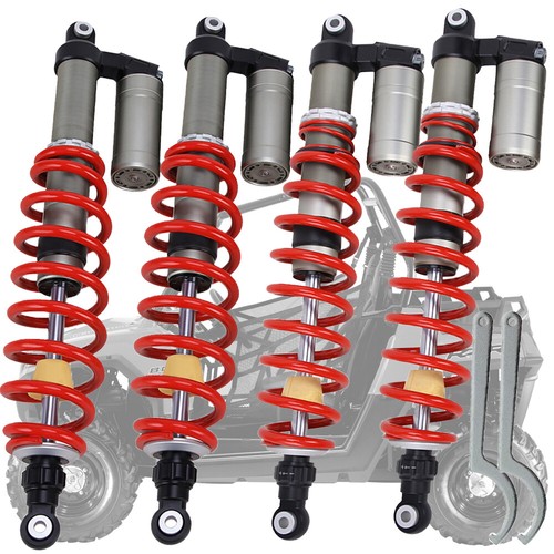 ADJUSTABLE STAGE 5 FRONT&REAR SHOCK ABSORBER FOR POLARIS RZR 800 S EFI ...