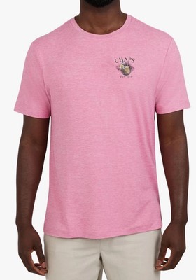 Chaps Men's Short Sleeve Graphic Tees Pink Carnation Size XL New | eBay