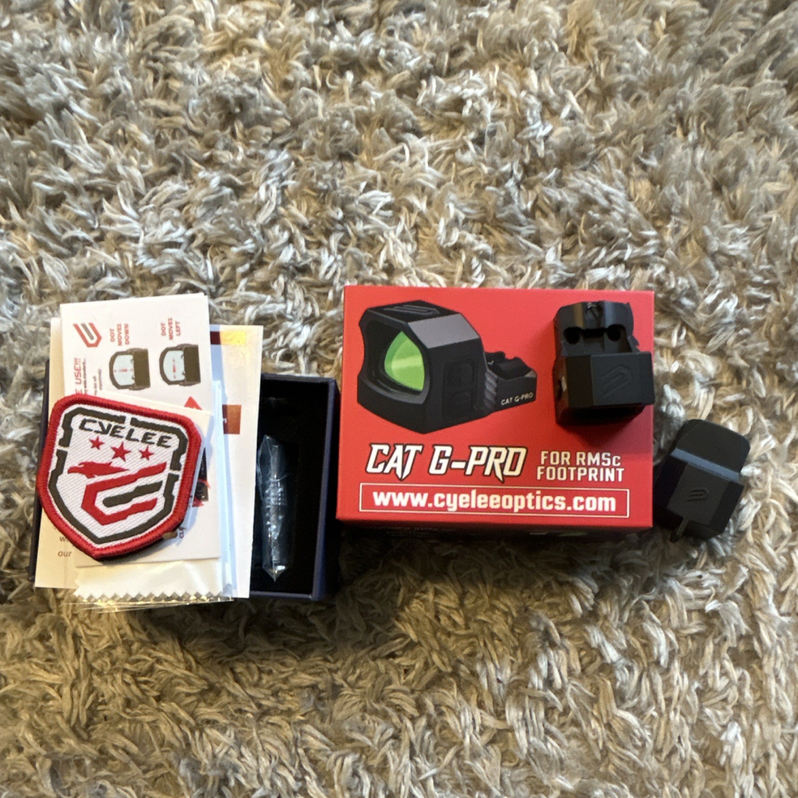Cyelee CAT G-PRO Green 3 MOA Dot Sight | eBay