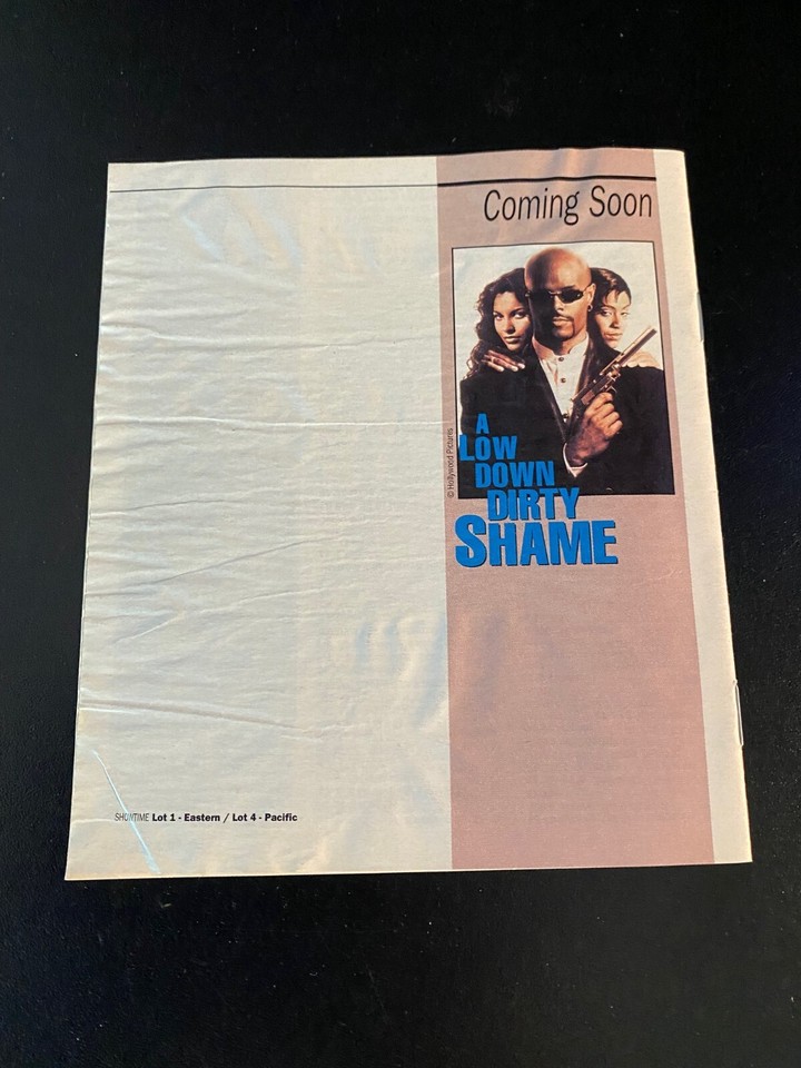 SHOWTIME cable guide January 1996 | eBay