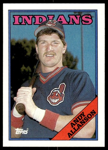 1988 Topps Baseball Card Andy Allanson Cleveland Indians #728 | eBay