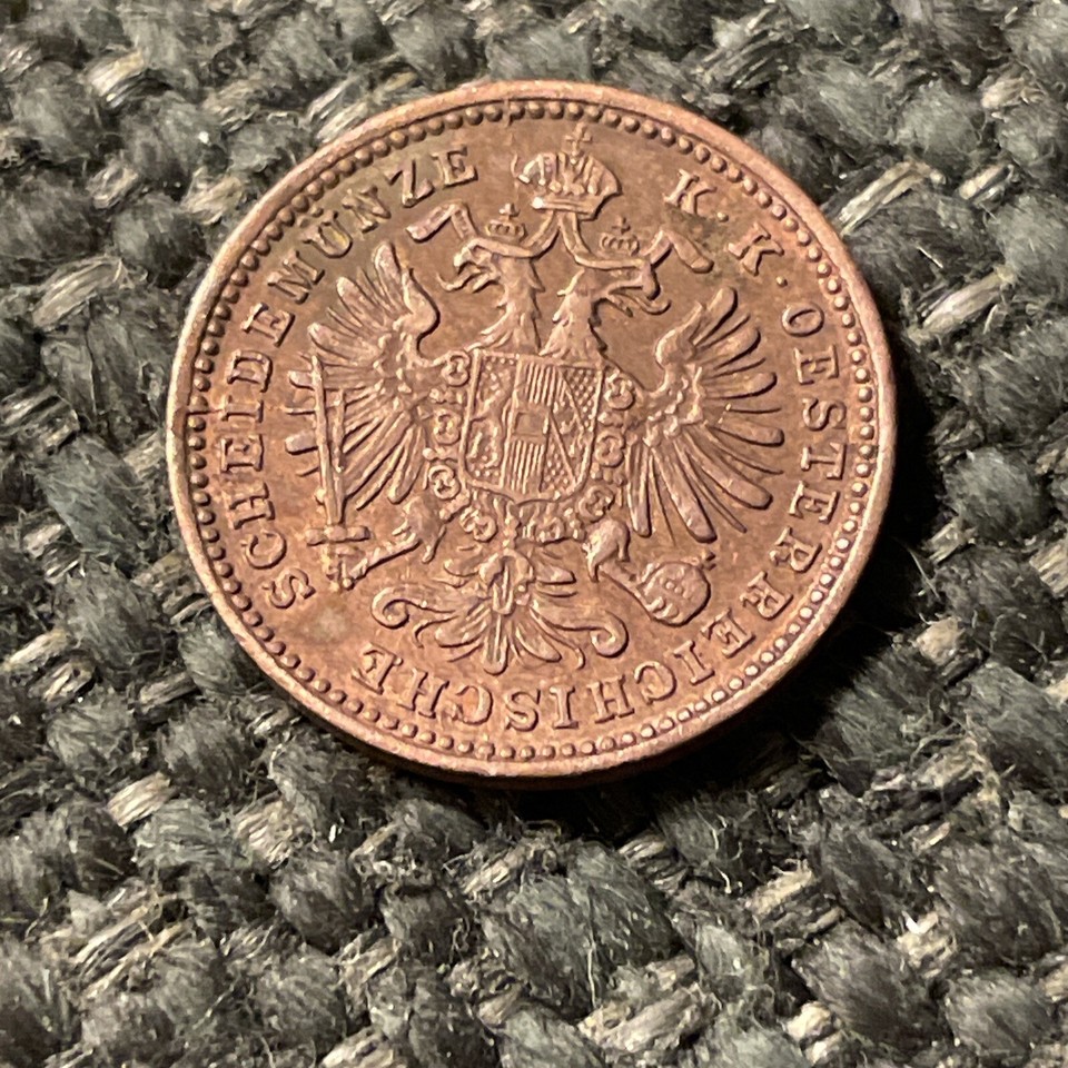 1885 Austria 1 Kreuzer Coin | eBay