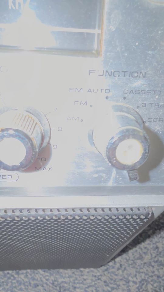 Soundesign Boombox Model 4959 Rare 1980s Radio (8 Track Needs Repair ...