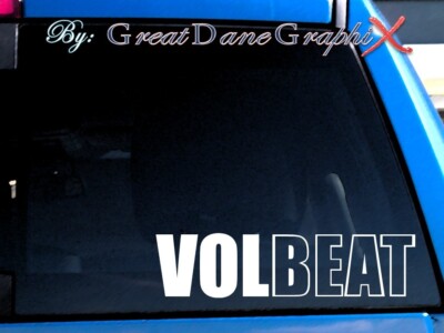 Volbeat - Vinyl Decal Sticker -Color Choice -HIGH QUALITY | eBay