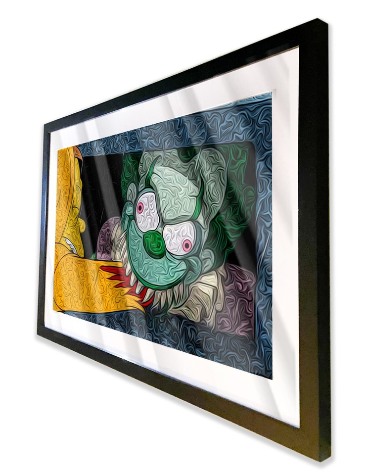 The Simpsons Treehouse of horror Krusty the clown pennywise art in ...