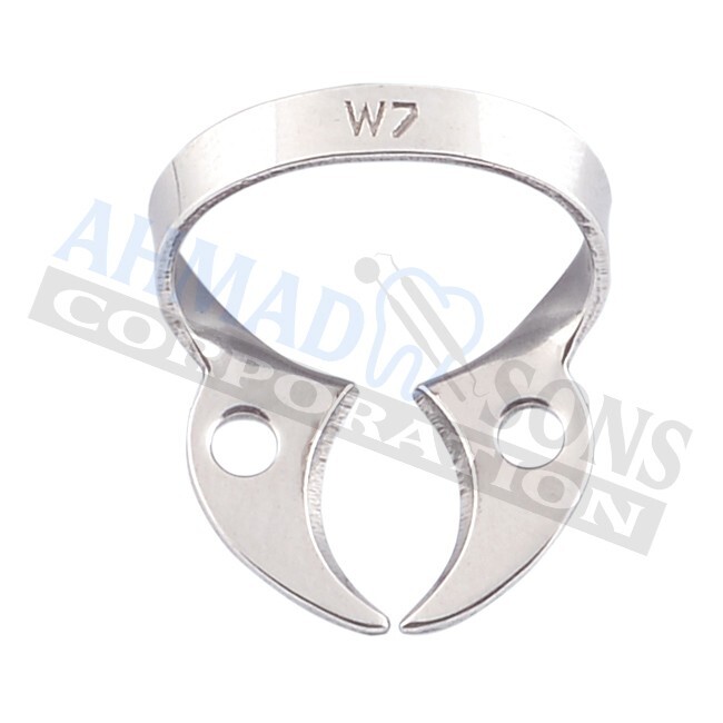 15 Pcs Dental Rubber Dam Clamps #W7 Endodontics Lower Molars Isolate ...