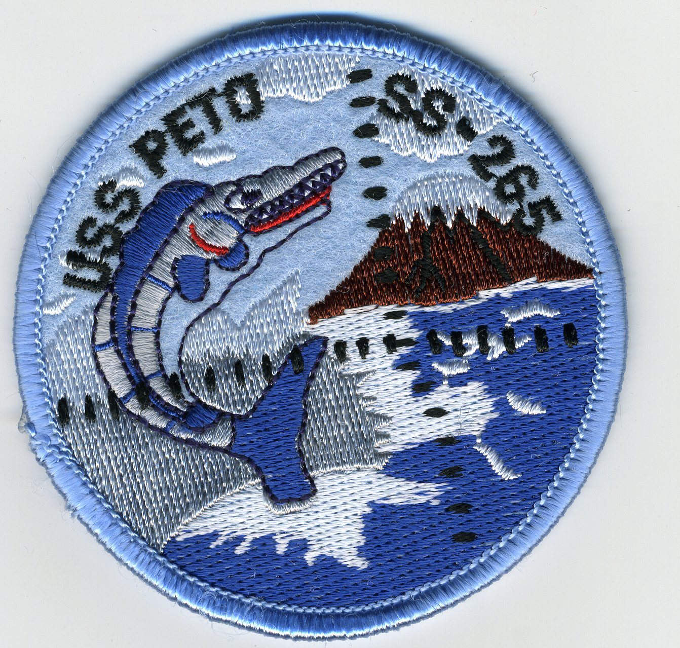 USS Peto SS 265 - Submarine - BC Patch Cat no. C5574 | eBay