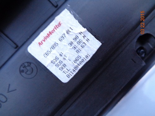 2002-2008 BMW E66 E65 SUNROOF 745Li 750i B7 740d 745Li 745i 750Li 760i ...