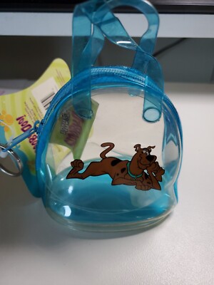 SCOOBY DOO Key Chain Zipper Coin Purse 2003 NEW free ship blue | eBay