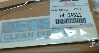 Mitsubishi Genuine DELICA D:5 CV Emblem Rear "DI-D CLEAN DIESEL" OEM ...