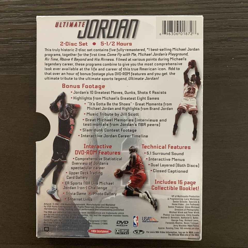 Ultimate Jordan (DVD, 2001, 2-Disc Set) 696306018728| eBay