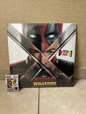 D23 Deadpool and Wolverine Vinyl Record Soundtrack w/ D23 AR Enhanced ...