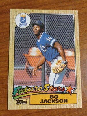 1987 Topps Bo Jackson RC Rookie!!! Kansas City Royals | eBay