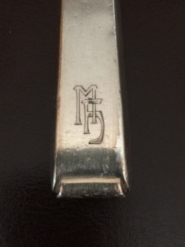 WMF Art Déco Messer versilbert WMF Punze und Monogramm MH | eBay