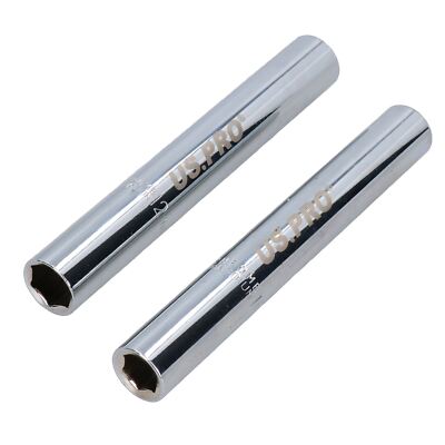 10mm and 12mm Extra Deep Glow Plug Sockets 3/8” Drive for Diesel Plugs ...