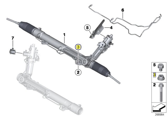 BMW 16MM Autoblocante Tuerca Y Arandela M10 .5mm 6760376 33326760376 ...