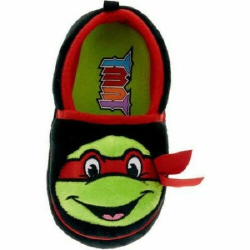TMNT Teenage Mutant Ninja Turtles Toddler Boy's Slippers 7-8 or 9-10 ...