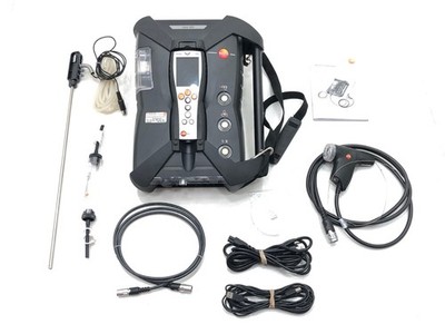 Testo 350 Flue Gas Analyzer Portable Emission Testing Kit w Probes; 11. ...