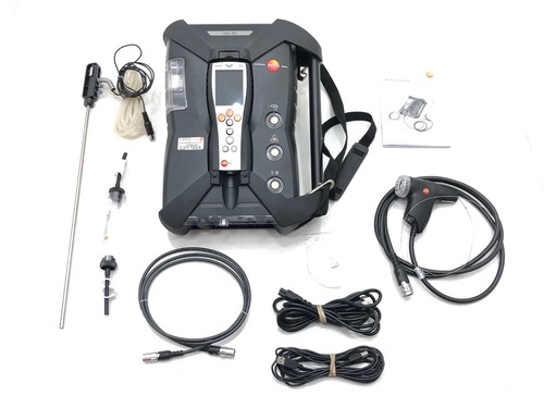 Testo 350 Flue Gas Analyzer Portable Emission Testing Kit w Probes; 11. ...
