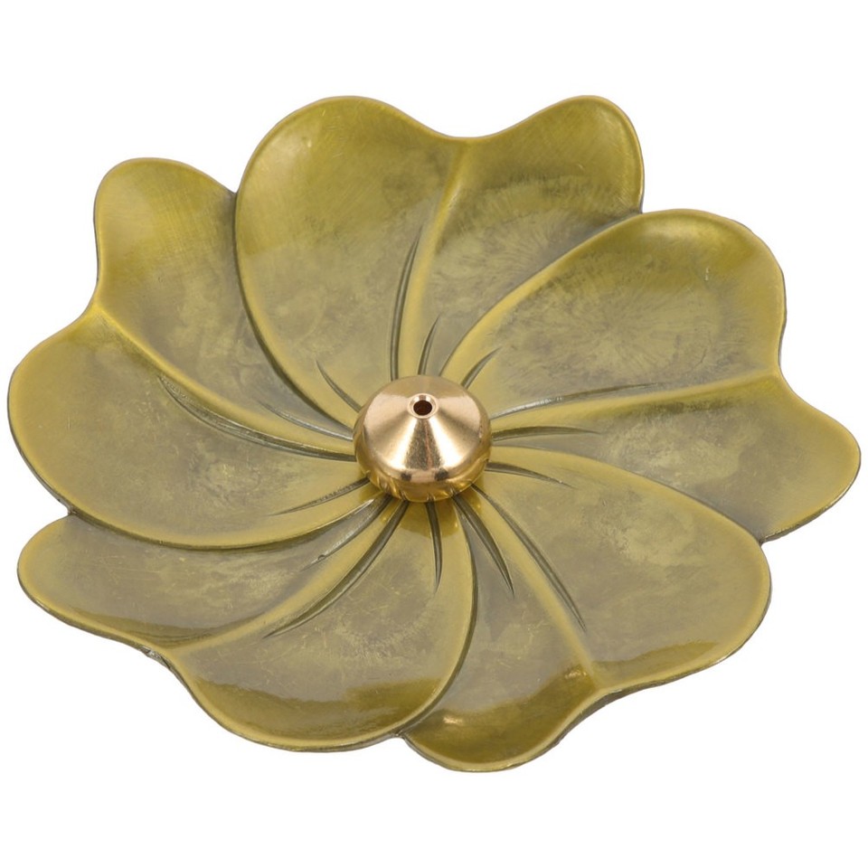 Alloy Incense Stick Stand Home Incense Holder Decor Lotus Shaped ...