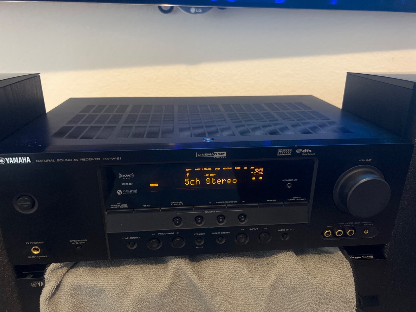 Yamaha RX-V461 5.1 Channel 500 Watt AM/FM Stereo AV Receiver | eBay