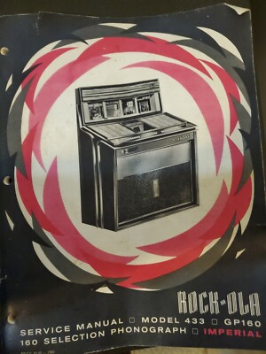 Original Rock-Ola Jukebox Model 433 Service Manual | eBay