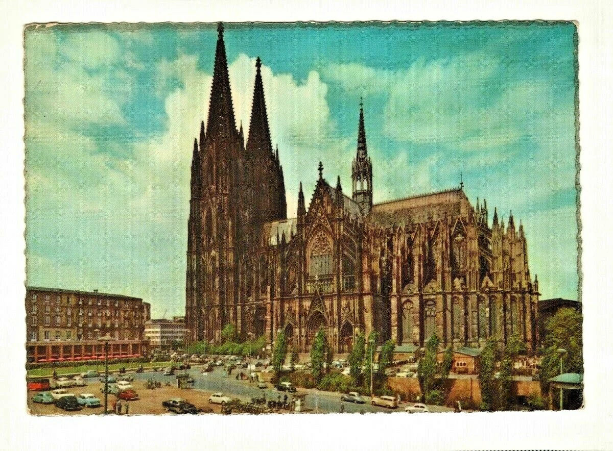 Vintage Postcard Cathedral Of Cologne