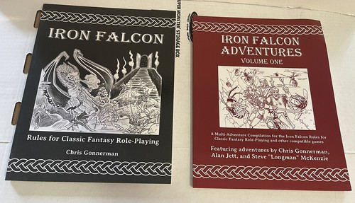 Iron Falcon RPG Books (Rule Book & Volume 1) | eBay