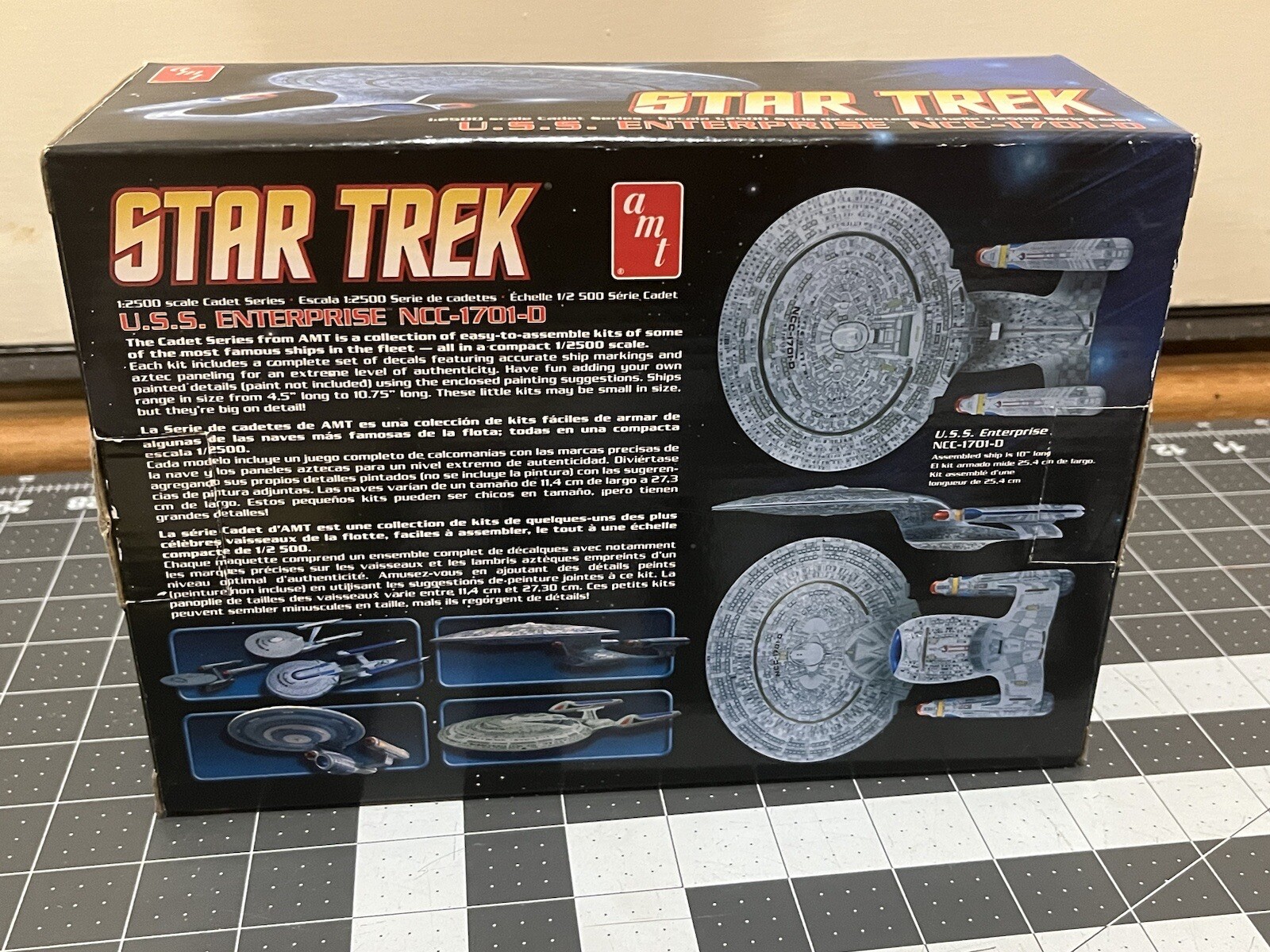 2012 AMT Star Trek U.S.S. Enterprise NCC-1701-D Model Kit | eBay