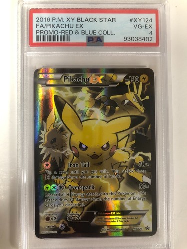 2016 Pikachu EX XY Promos XY124 Holo PSA 4 Box 11 | eBay