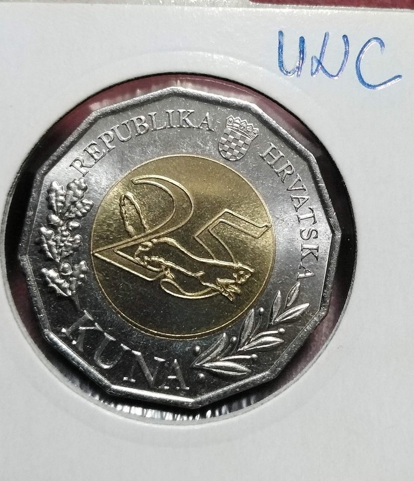 2019 Hrvatska 25 kuna 2019 CROATIA Kroatien UNC last NEW | eBay