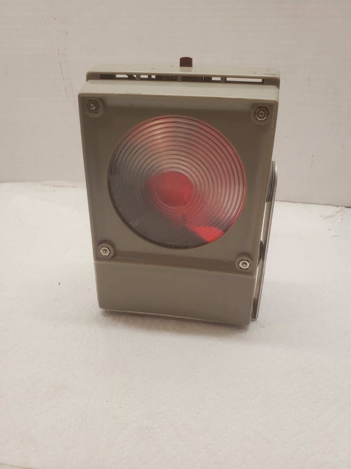 Vintage 12V automobile emergency light flashlight red lens Fullerton ...