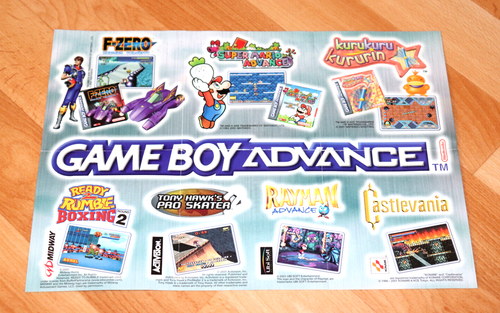 2001 Castlevania Super Mario Rayman F Zero Game Boy Advance Ad Flyer ...