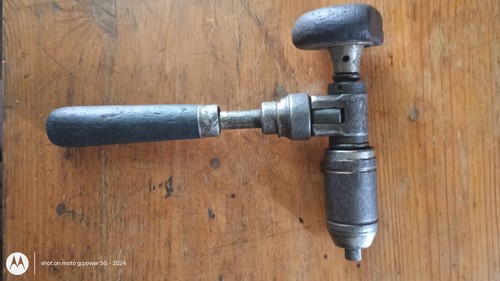 Vintage Stanley No. 984 Corner Bit Brace Hand Drill...Rosewood ...