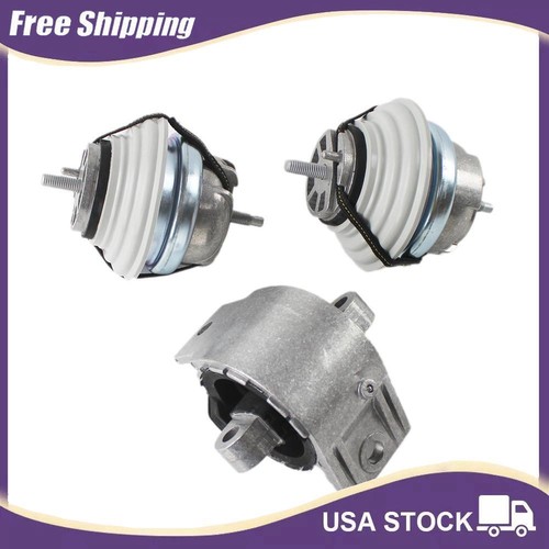 3X Engine Motor Mount L+R &Trans Mount For Jaguar XF XJ 2009-2013 ...