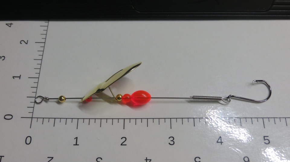 June Bug Spinner Large Size 4 Custom made in USA Walleye Pike Catfish ...