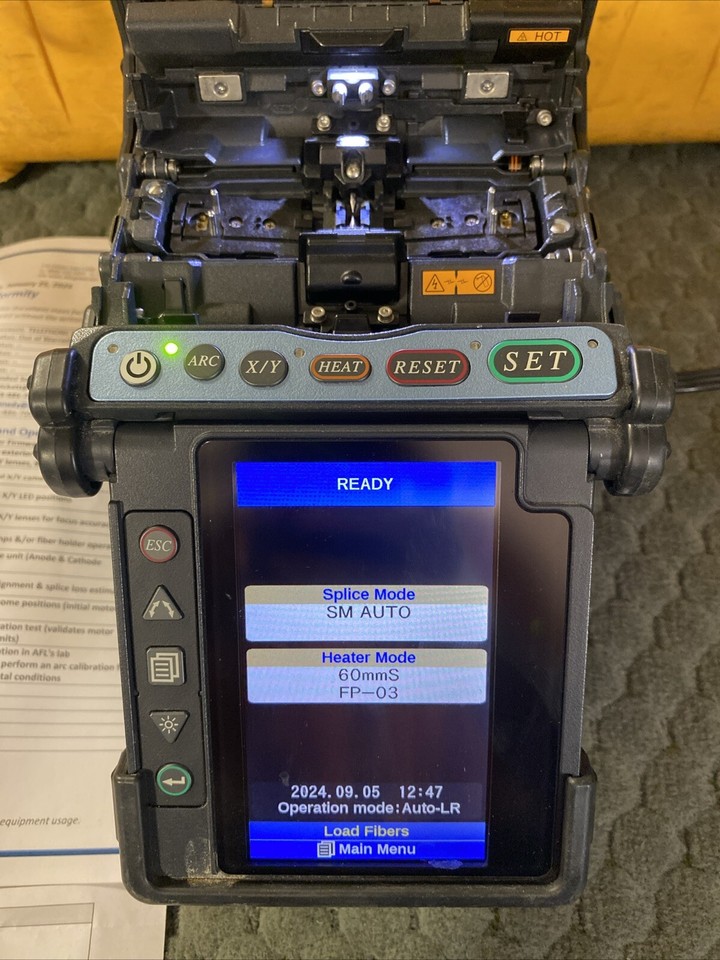 Fujikura FSM-19S Fusion Splicer Serviced By AFL Arc Count: 338 | eBay