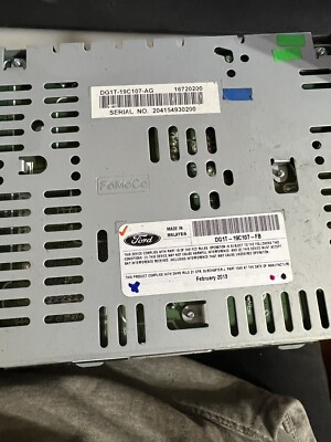 2013 Ford Taurus Audio Equipment Radio Receiver AM-FM-CD-MP3