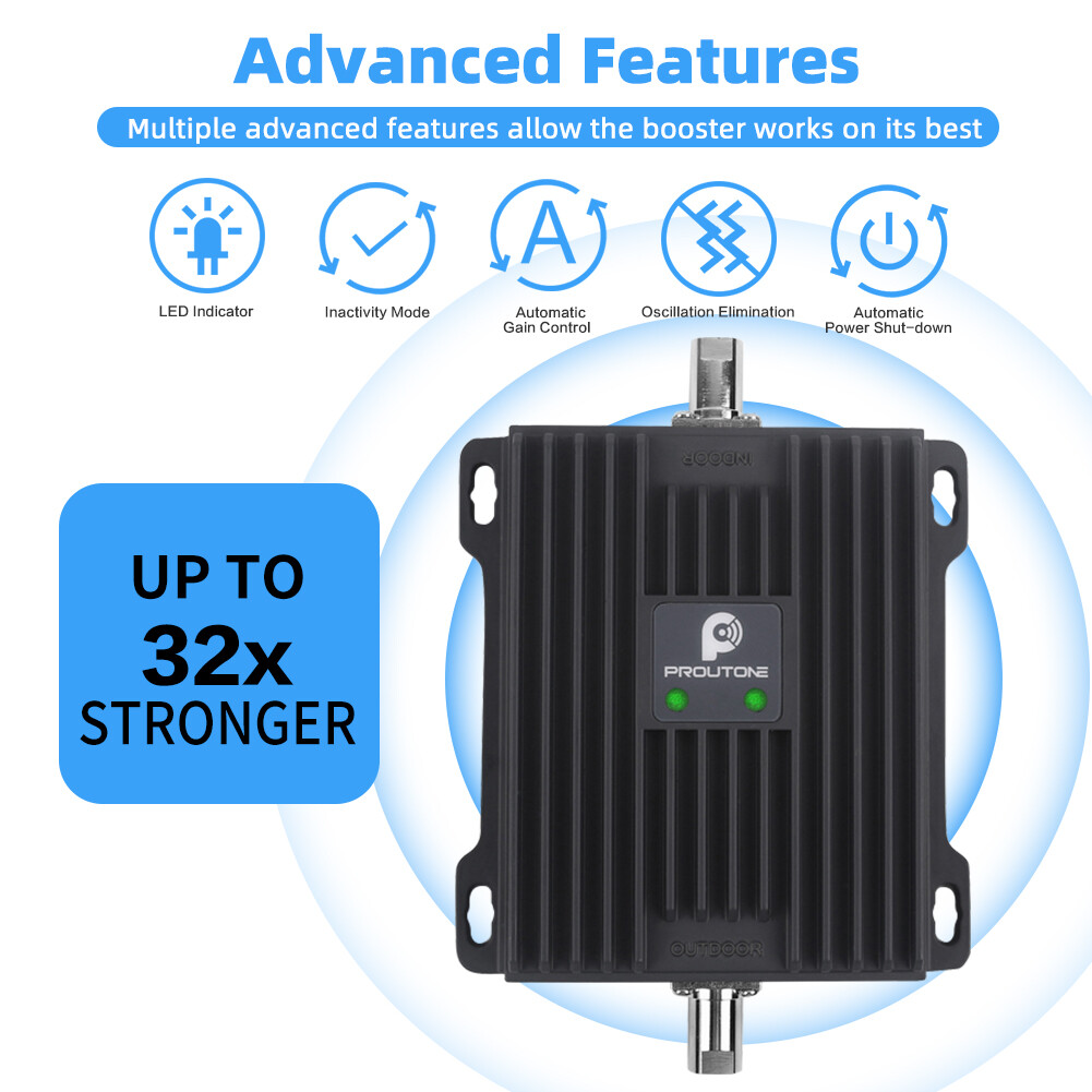 4G 5G LTE Cell Phone Signal Booster Car Truck RV Band 12/13/17 Mobile ...