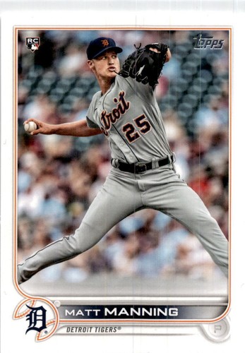 2022 Topps Matt Manning #31 RC | eBay