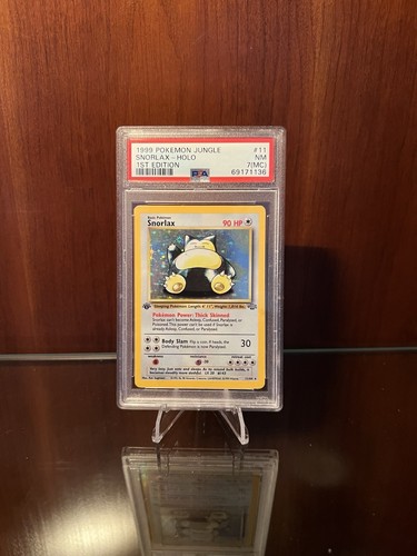 Pokémon TCG Snorlax First Edition Jungle Psa 7 Miscut | eBay