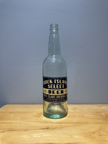 Rock Island Select Beer Bottle | eBay