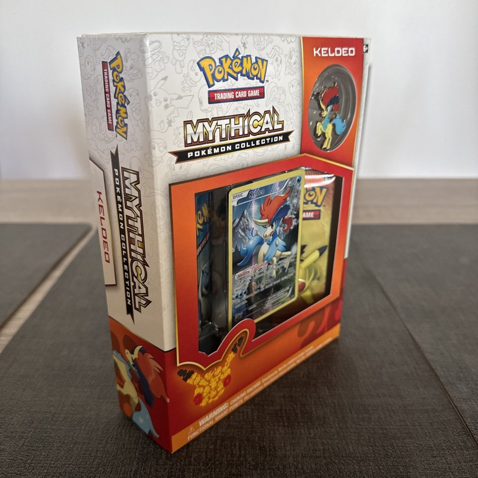 Pokémon TCG Keldeo Mythical Pokémon Collection Box - New Sealed ...