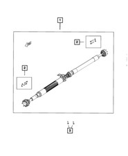 Genuine Mopar Drive Shaft 52123514AD for sale online | eBay
