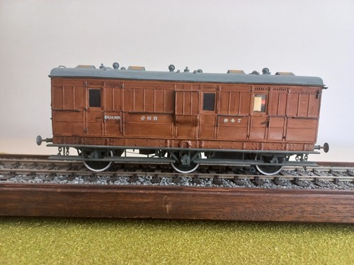O Gauge Fine scale kit built GNR 6 wheel full brake by Kennard Models ...