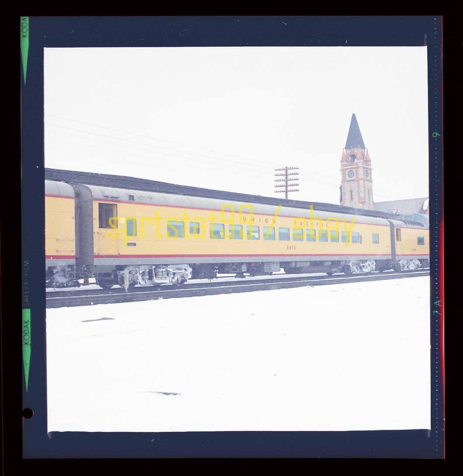 UP Union Pacific Passenger Car #5472 @ Cheyenne WY Depot - Vtg Railroad ...