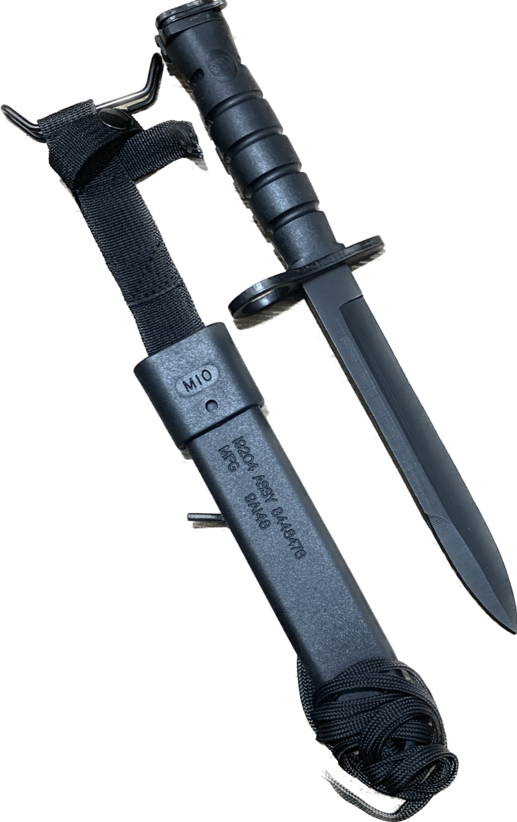 US M10 BAYONET W/REPRO SCABBARD NEW For Military Rifle 12" OA 6.5 ...